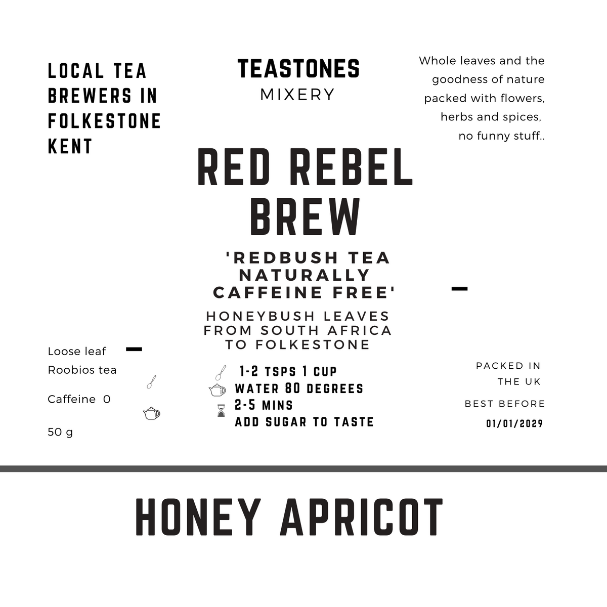 Red Rebel Brew The Original Honeybush Tea – Teastones